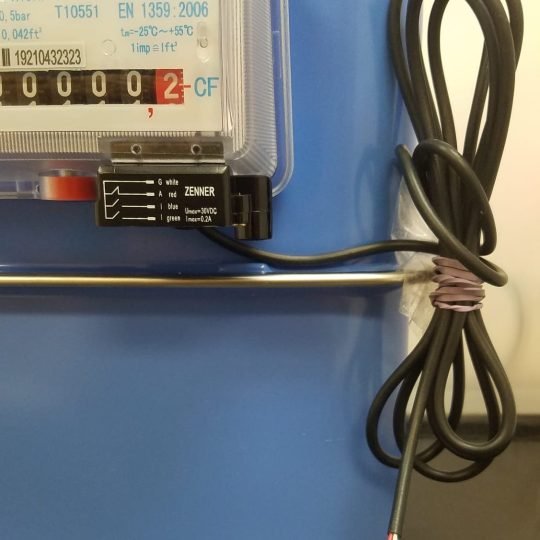 Pulse Output Gas Meter G4 3/4" Gas Meter 436,000 BTU LP, Natural Gas ...